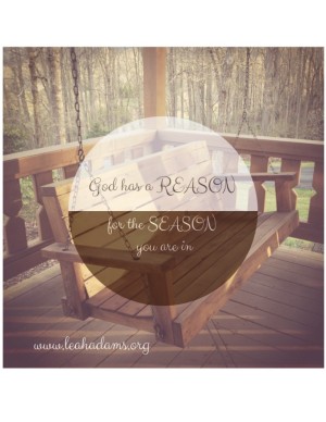 God Has a Reason for Your Season - A Printable - Leah Adams