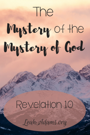 The Mystery of The Mystery of God